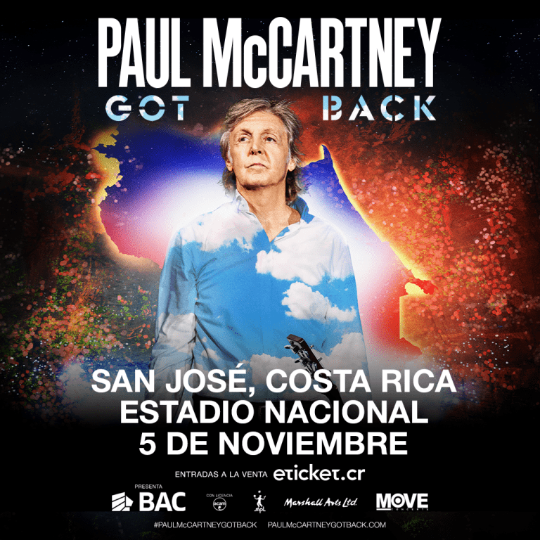 Paul McCartney Regresa a Costa Rica con su gira Got Back este Noviembre ...